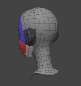 4 Categories of Face Topology in Anime 3D Model